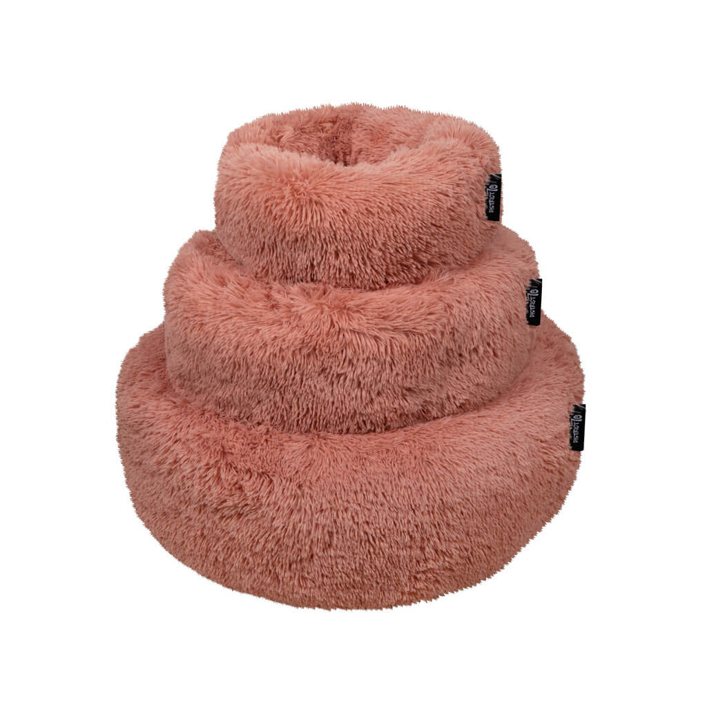 District 70 Fuzz Hundebett Donut rund old pink rosa | PITUPITA, 33,50