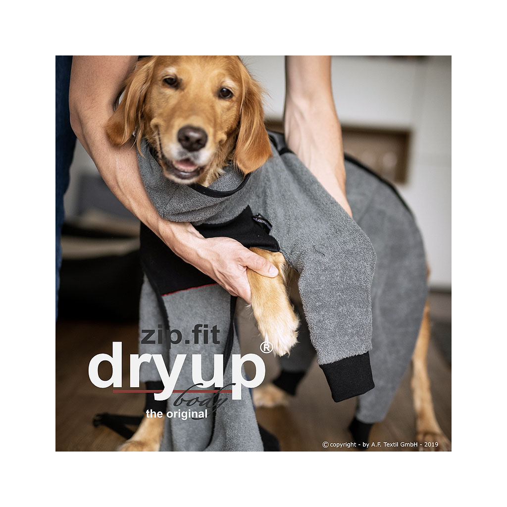DryUp Body ZIP.FIT Hundebademantel mit Beinen | PITUPITA, 74,90